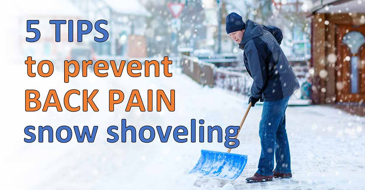 5 Tips for Safe Snow Shovelling to Prevent Back Pain